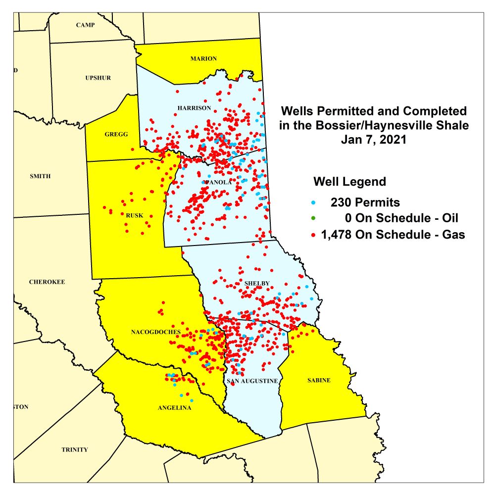 Haynesville/Bossier Shale Information